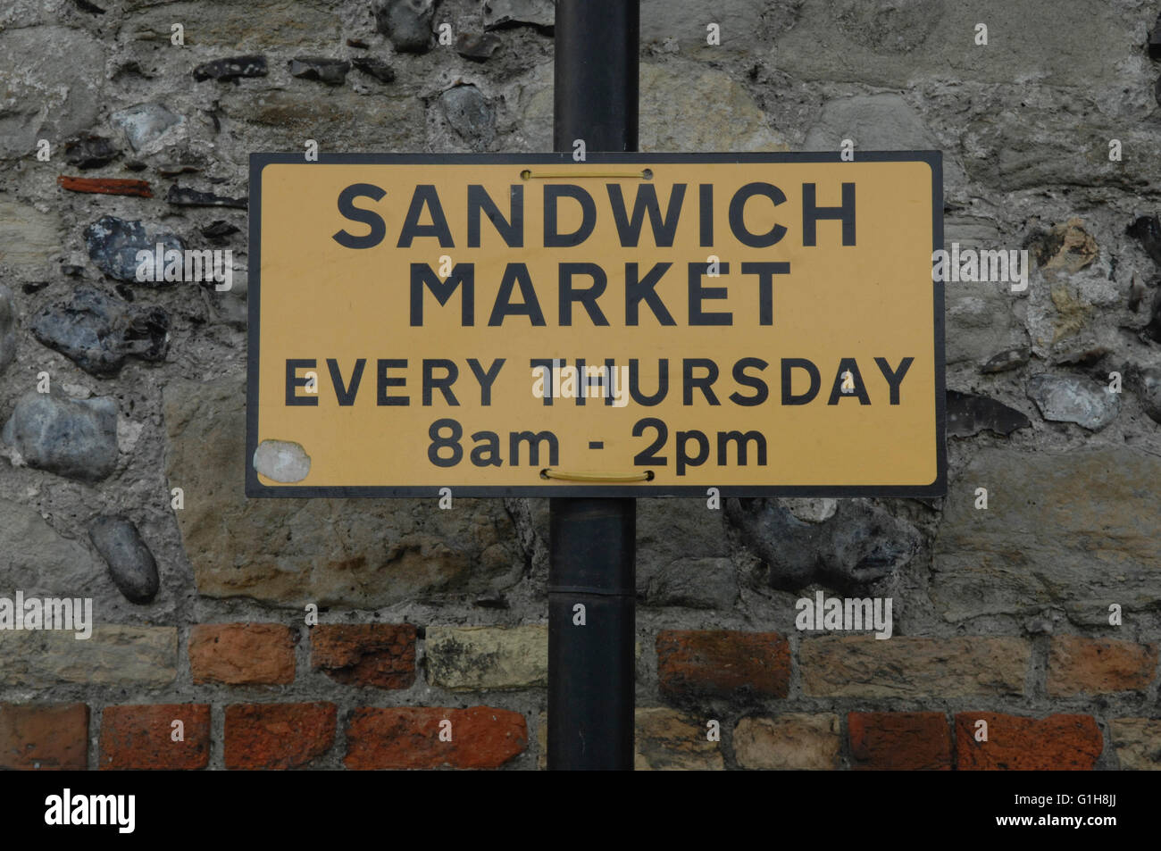 Sandwich sign board hi-res stock photography and images - Alamy