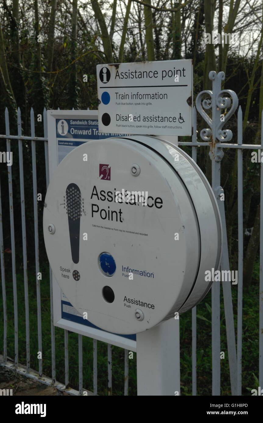 Round railway station sign hi-res stock photography and images - Alamy