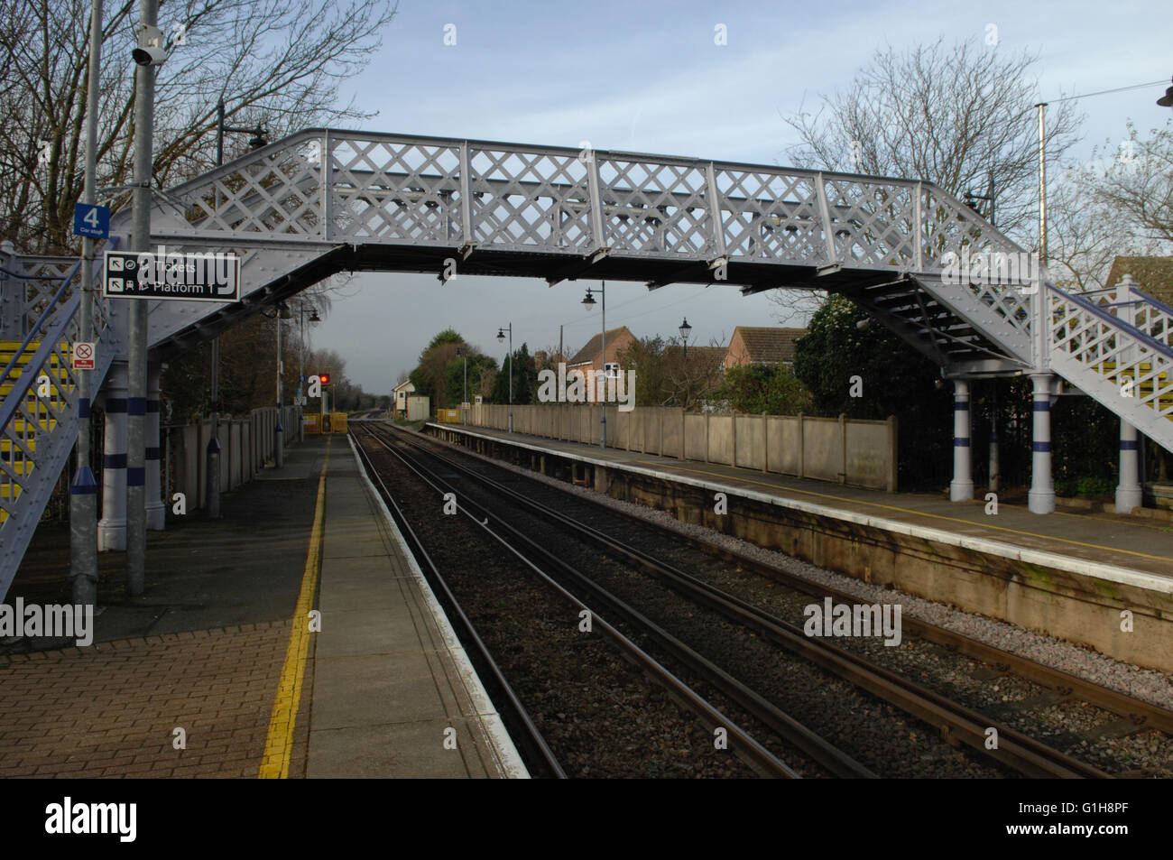 Sandwich railway station - Kent Stock Photo - Alamy