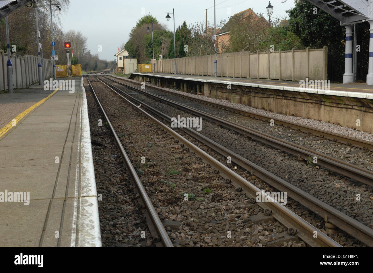Sandwich railway station - Kent Stock Photo - Alamy