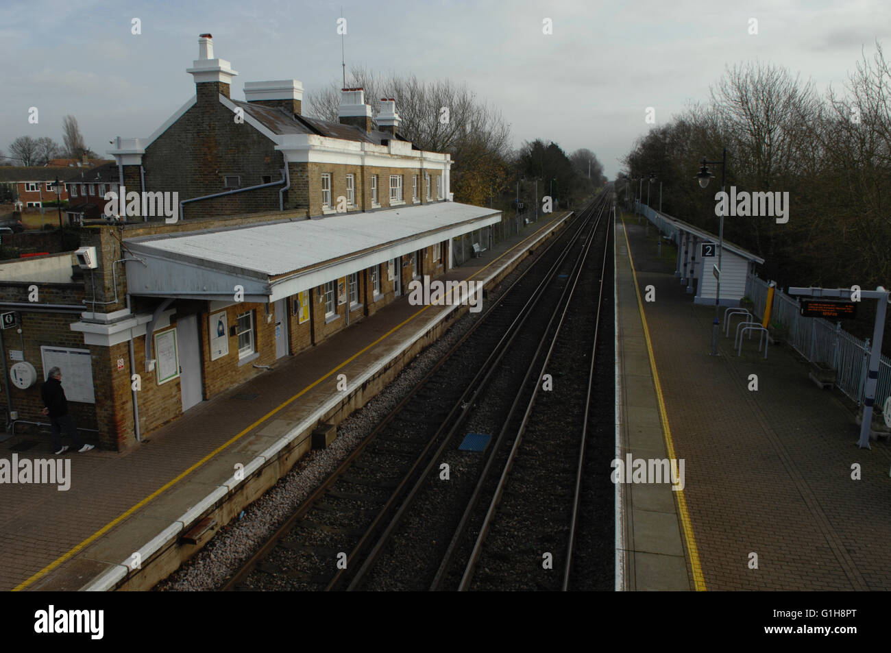 Sandwich railway station - Kent Stock Photo - Alamy