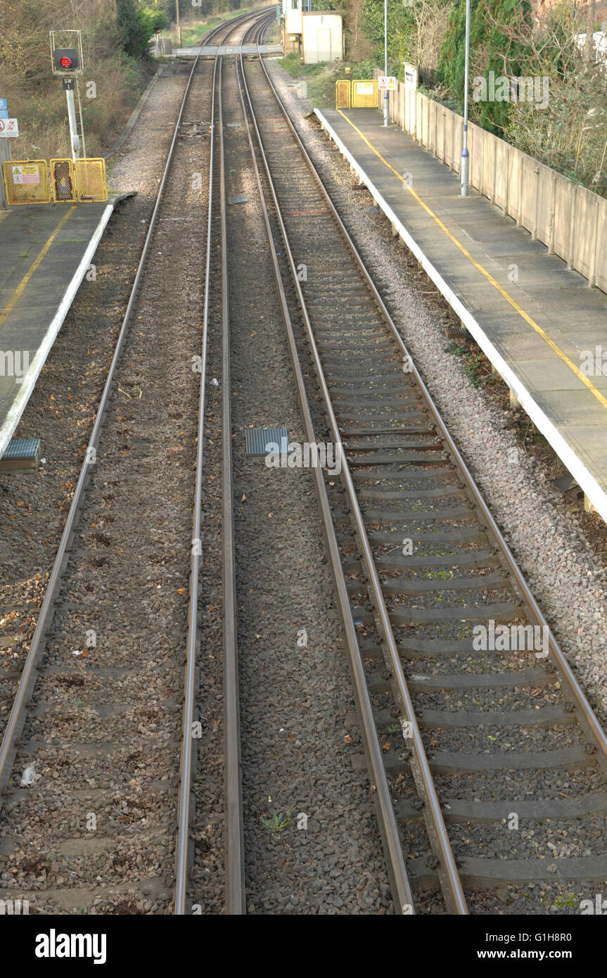 Sandwich railway station - Kent Stock Photo - Alamy
