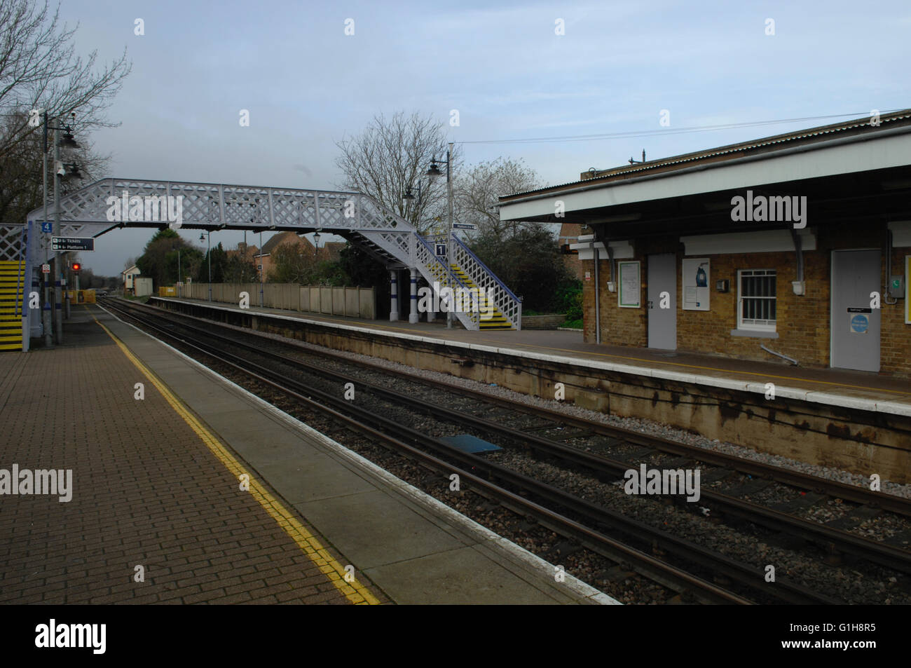 Sandwich railway station - Kent Stock Photo - Alamy