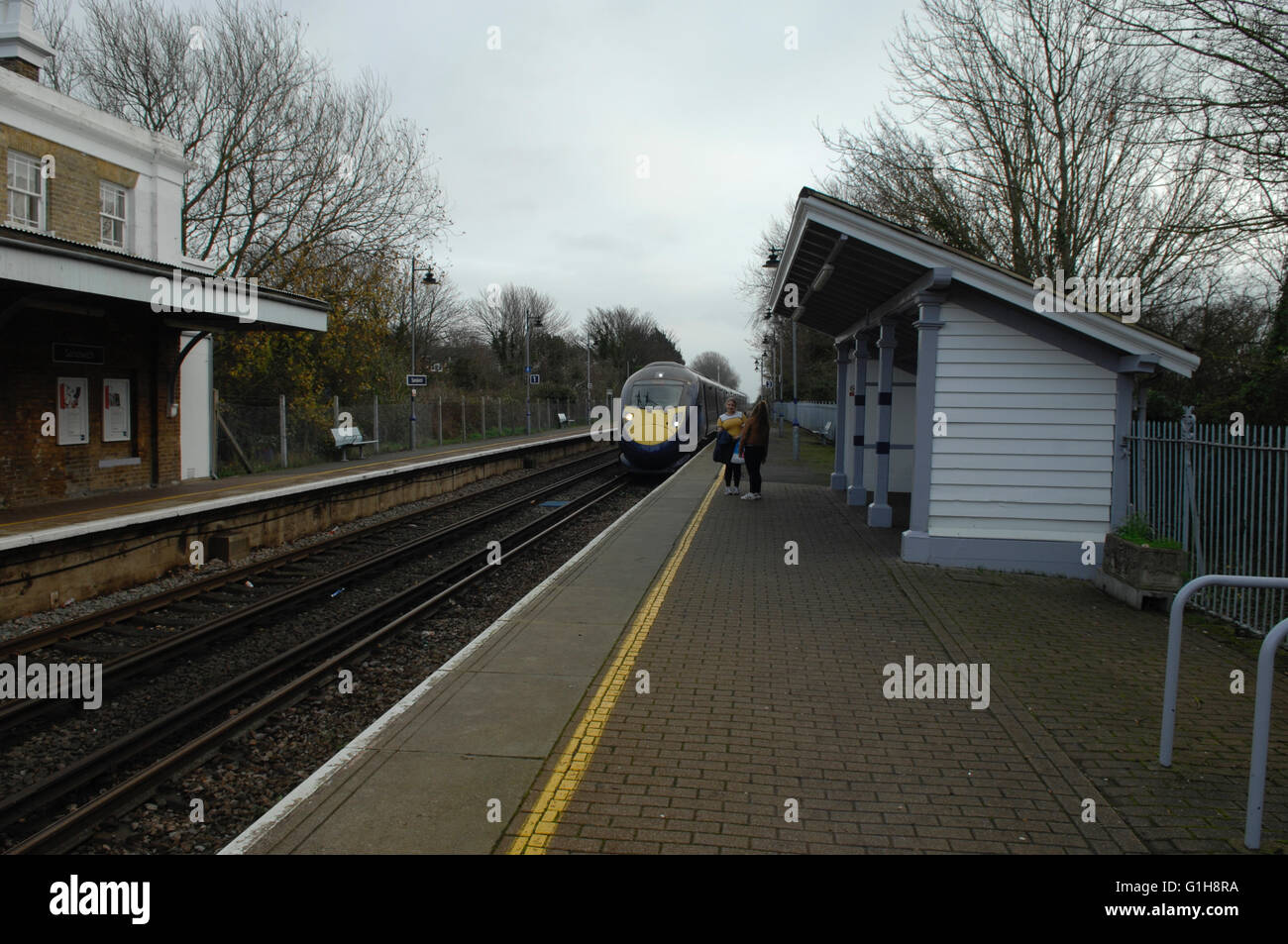 Sandwich railway station - Kent Stock Photo - Alamy