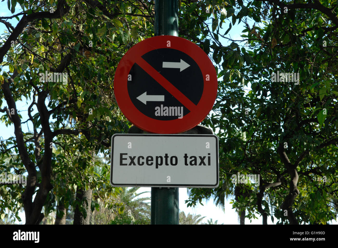 Traffic malaga sign hi-res stock photography and images - Alamy