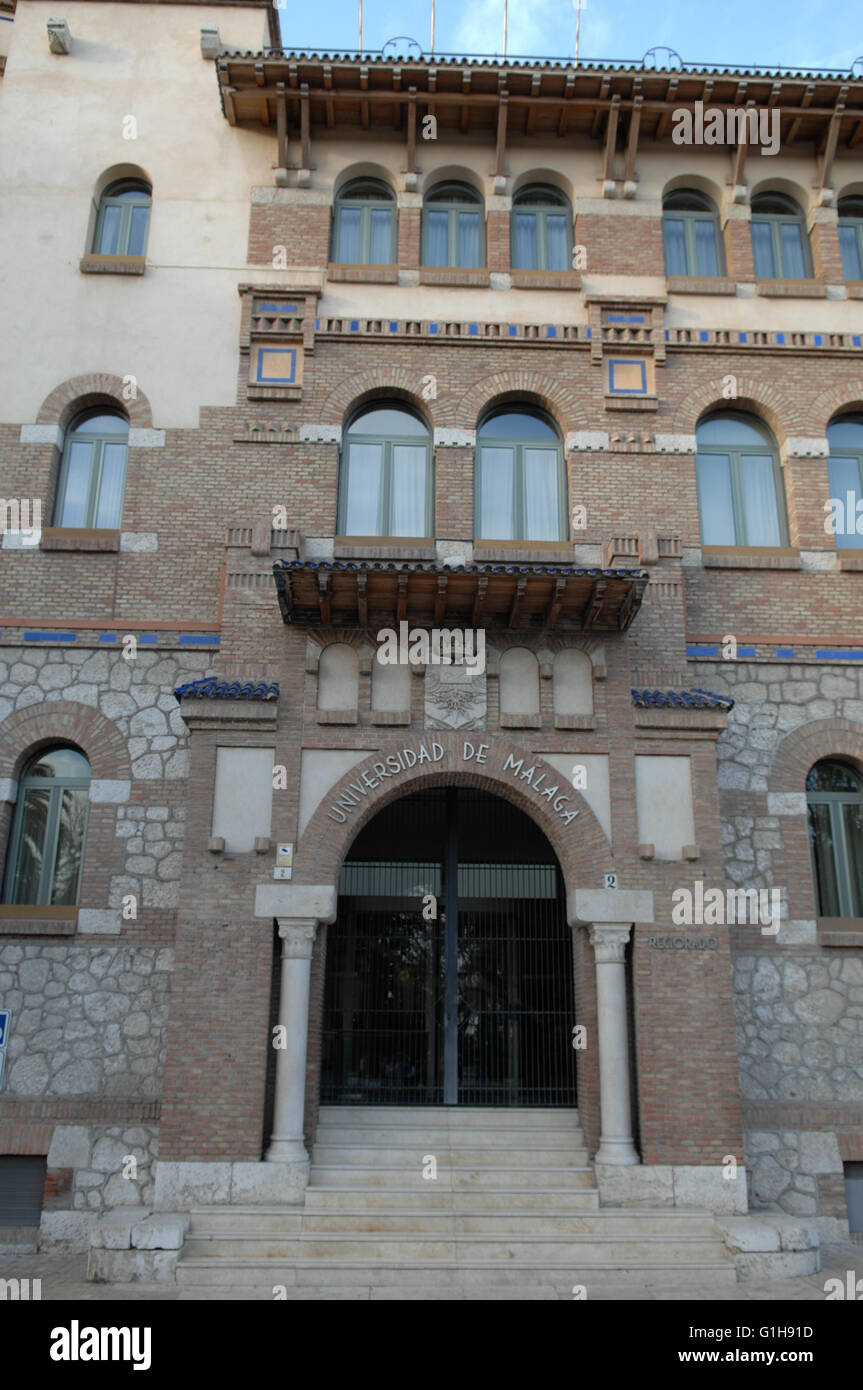 University of Malaga Stock Photo - Alamy