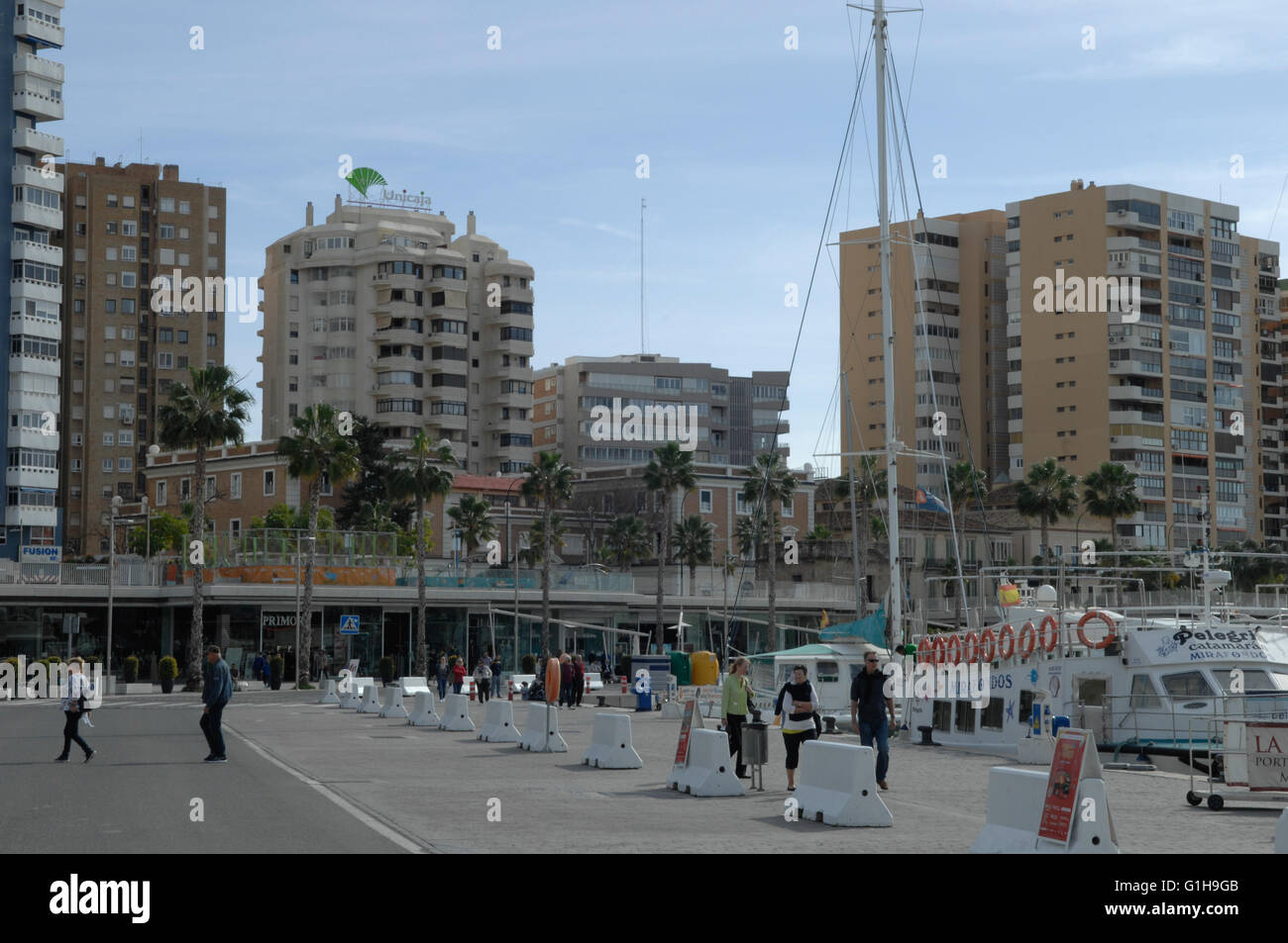 Building port malaga hi-res stock photography and images - Alamy