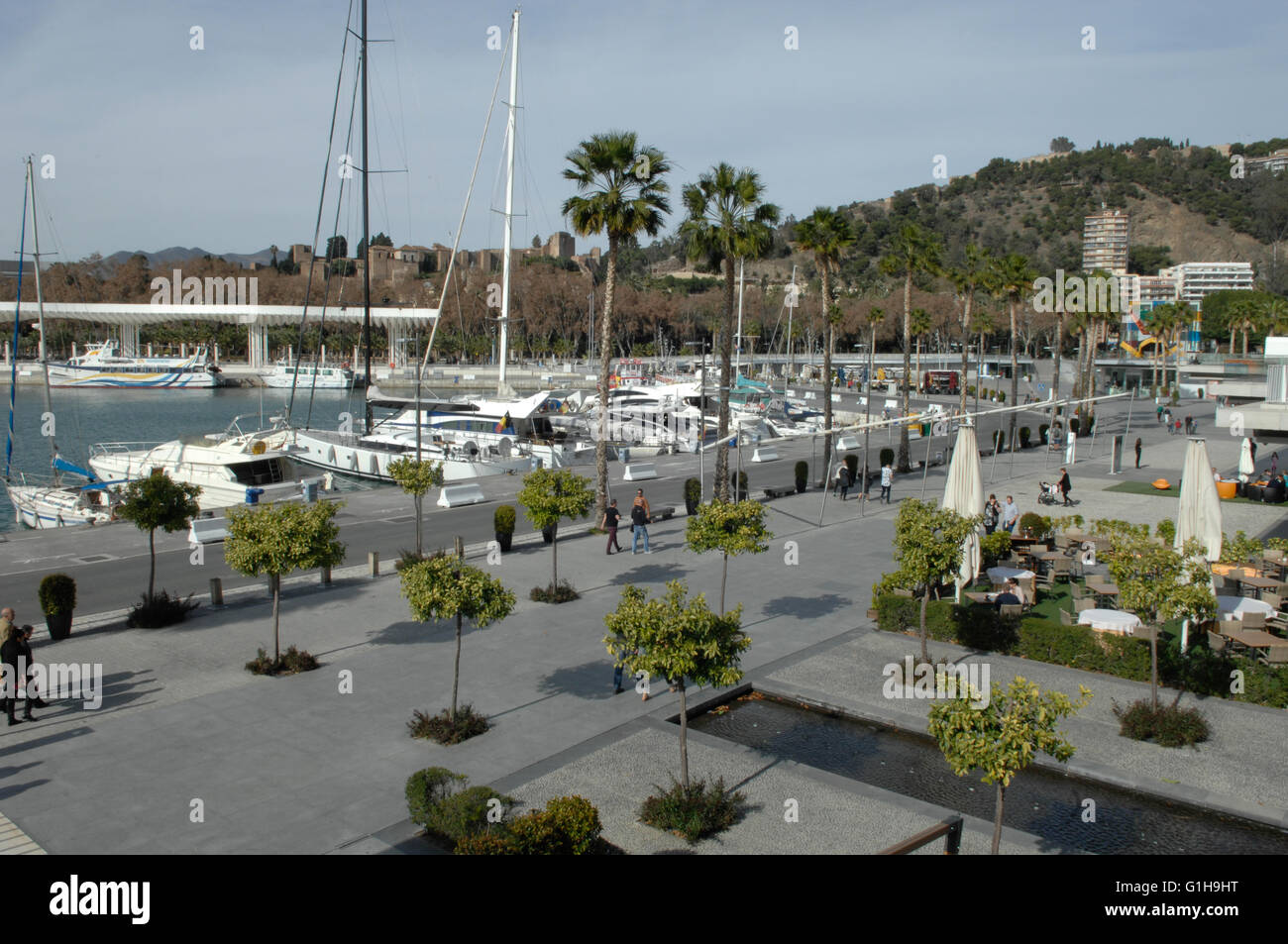 Harbor malaga hi-res stock photography and images - Alamy