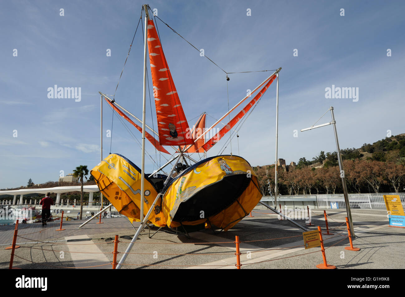 Beach Trampolines High Resolution Stock Photography and Images - Alamy