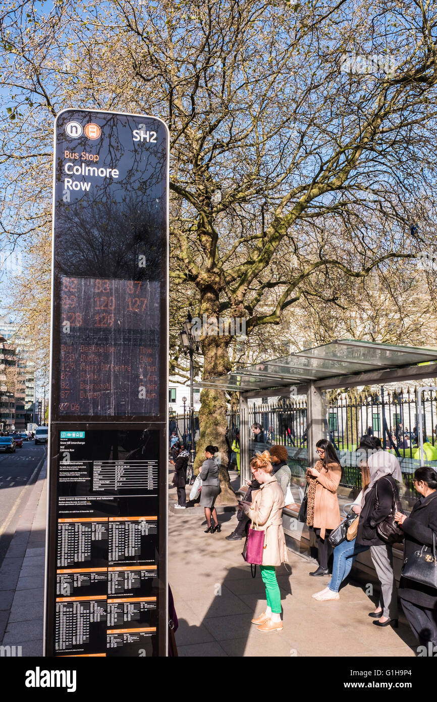 Bus bus stop birmingham west hi-res stock photography and images - Alamy
