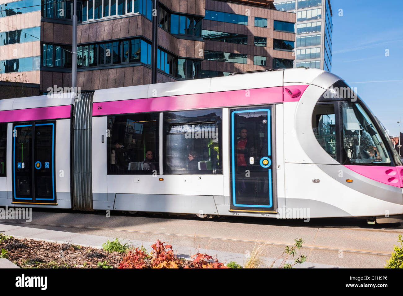 Midland Metro, Birmingham, West Midlands, England, U.K Stock Photo - Alamy