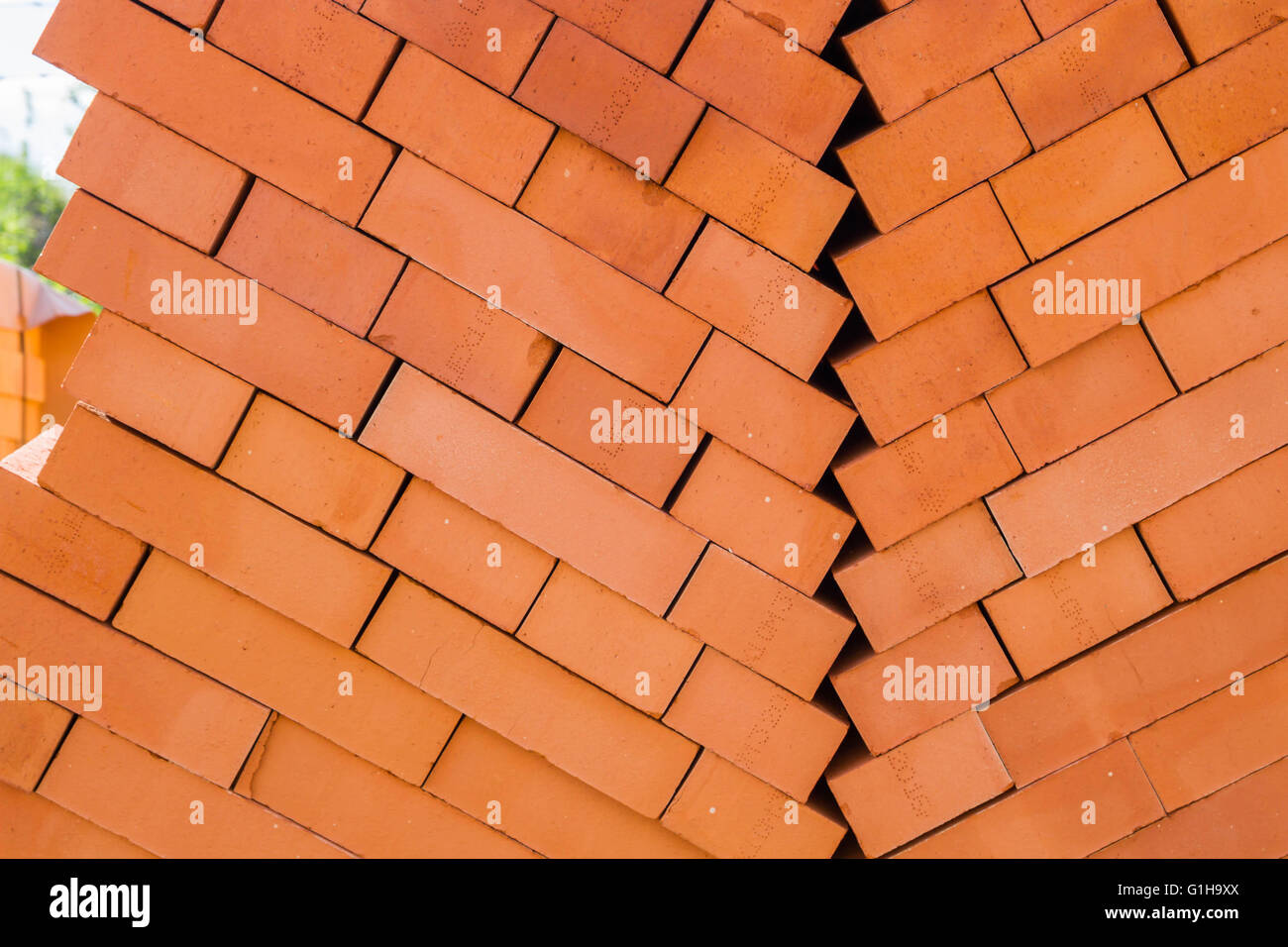 Building material brick for sale on open basis of the building Stock ...