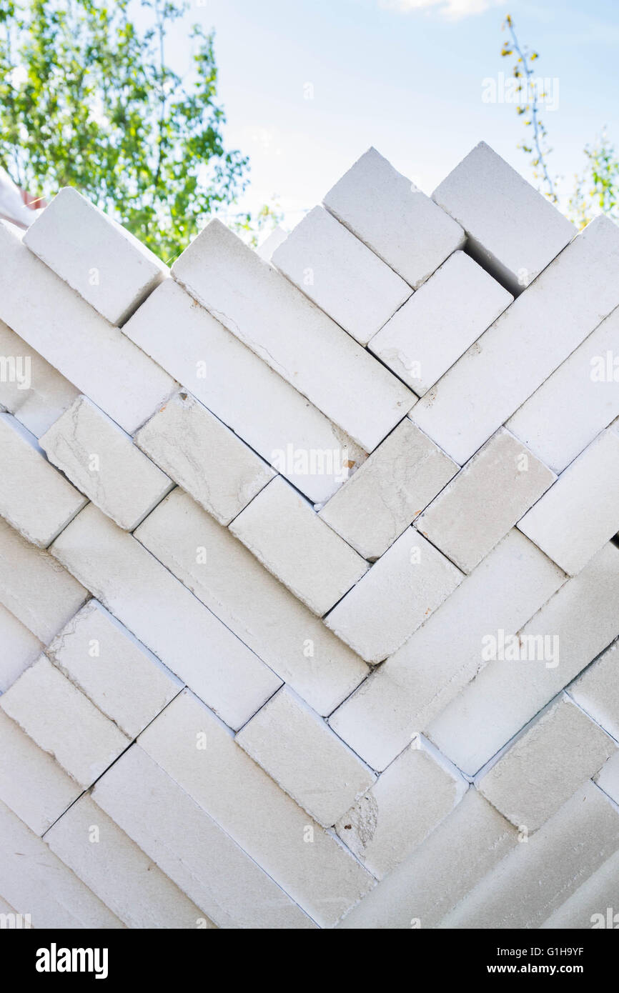 Building material brick for sale on open basis of the building Stock ...