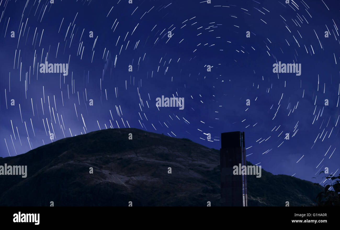 North star trail hi-res stock photography and images - Alamy