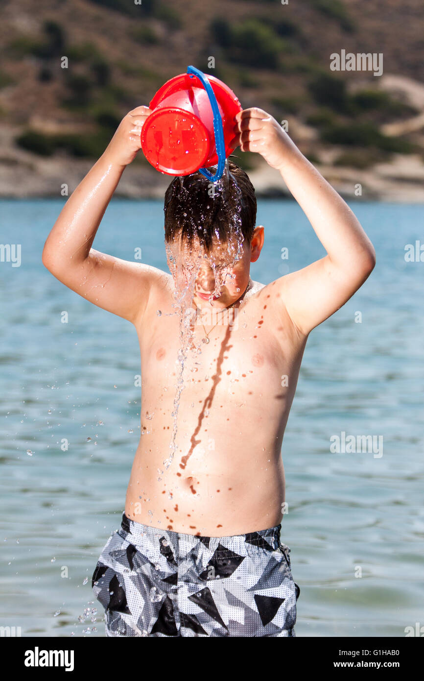 Child boy splash splashing water hi-res stock photography and images ...
