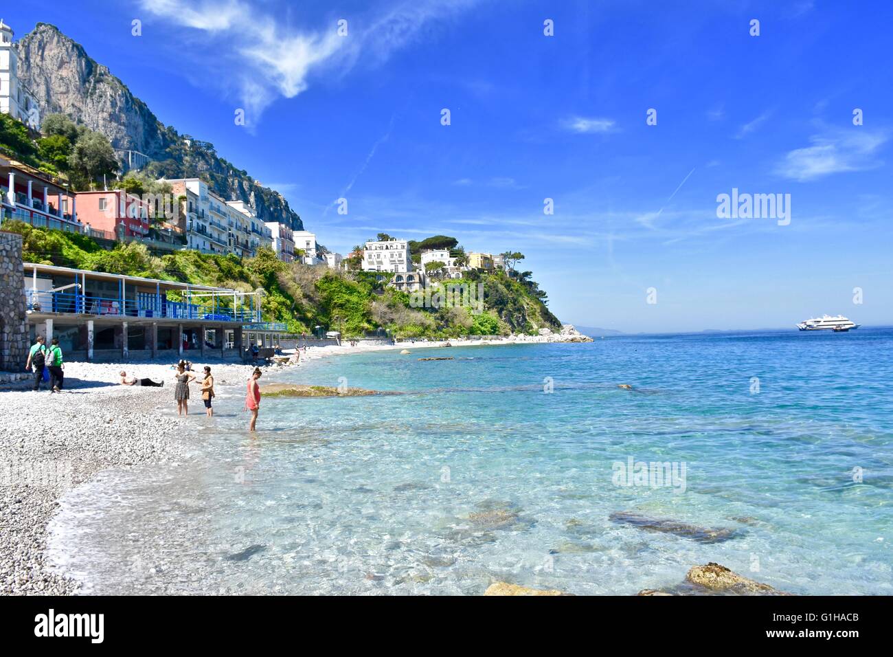 Island waters capri tourism hi-res stock photography and images - Alamy