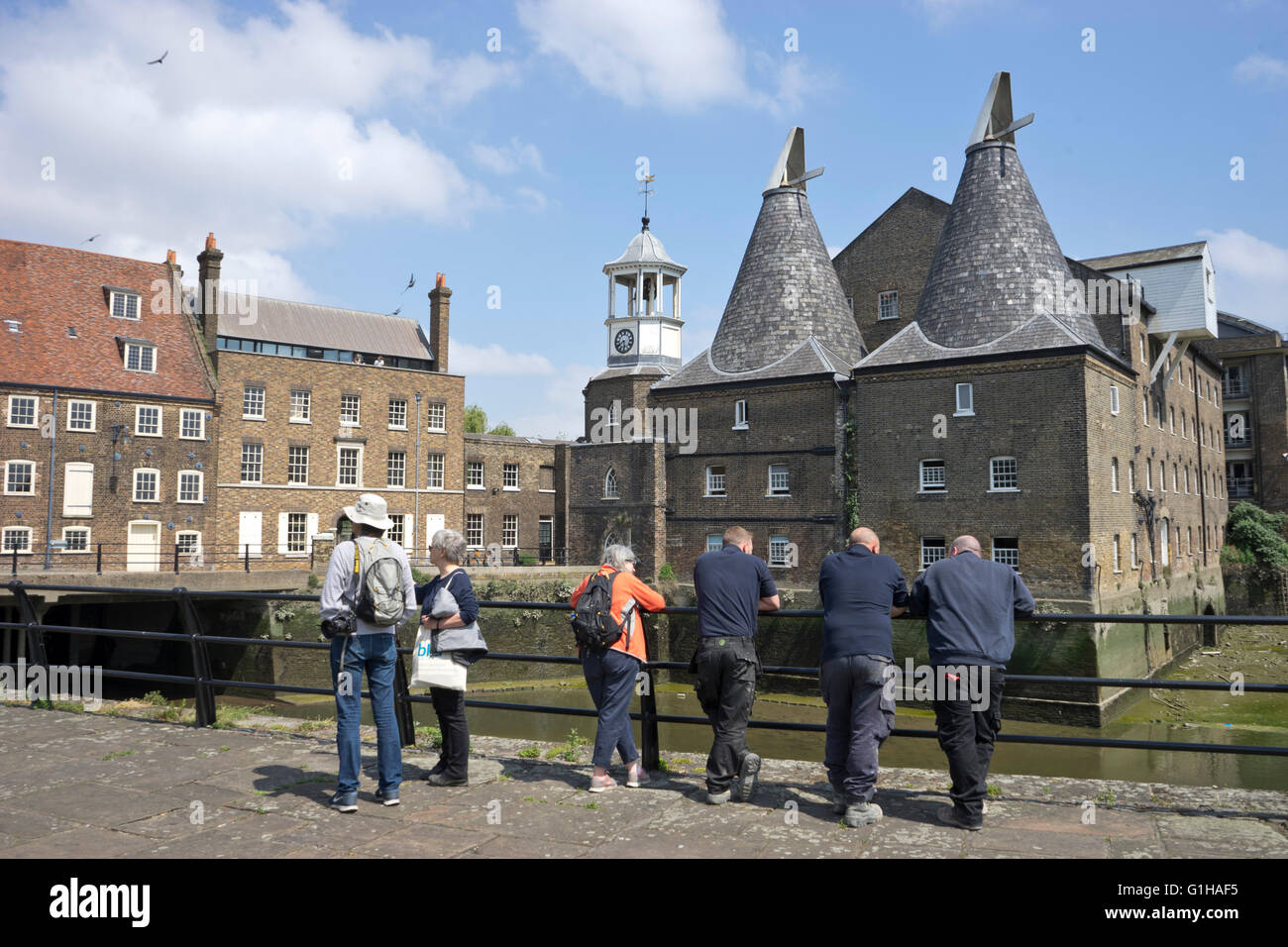 Three Mills studios from converted oathouses at Bromley by Bow in east ...