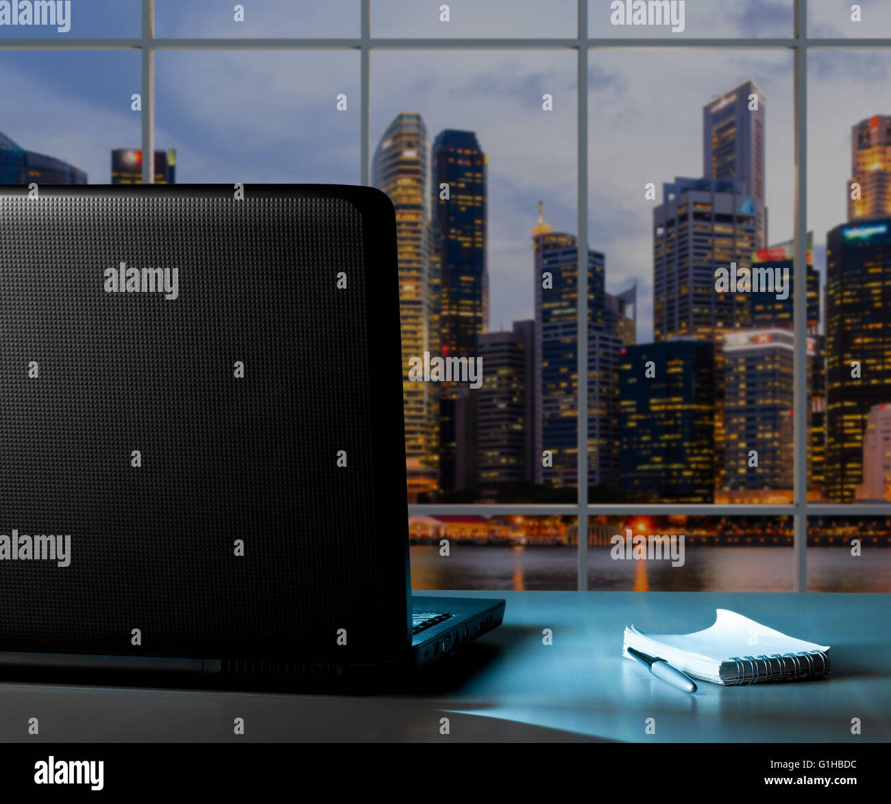 Laptop night sky hi-res stock photography and images - Alamy