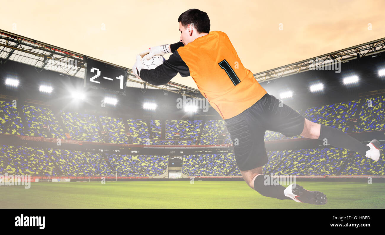 Full length goalkeeper football hi-res stock photography and images - Alamy