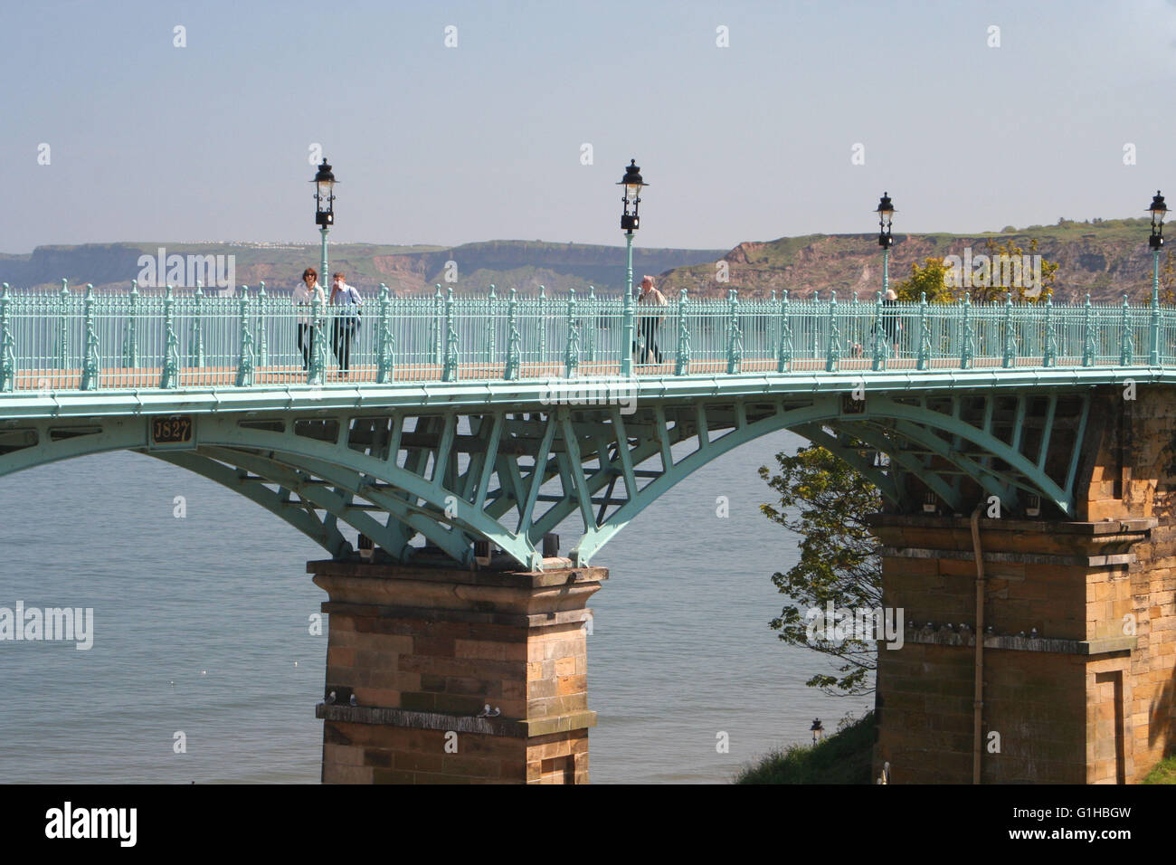 Spa Bridge Scarborough Stock Photo - Alamy
