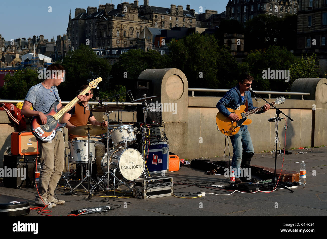 Edinburgh rock band hi-res stock photography and images - Alamy