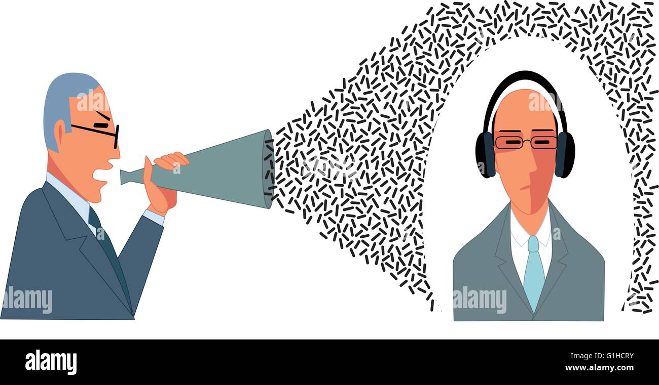 Getting message across Stock Vector Images - Alamy