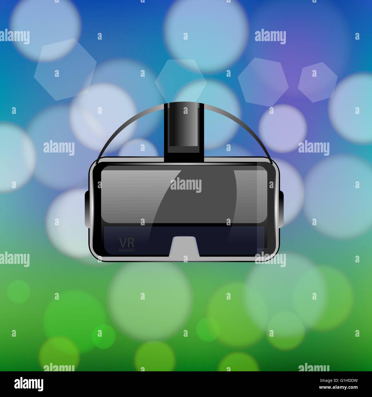 Virtual Reality Headset Stock Vector Image & Art - Alamy