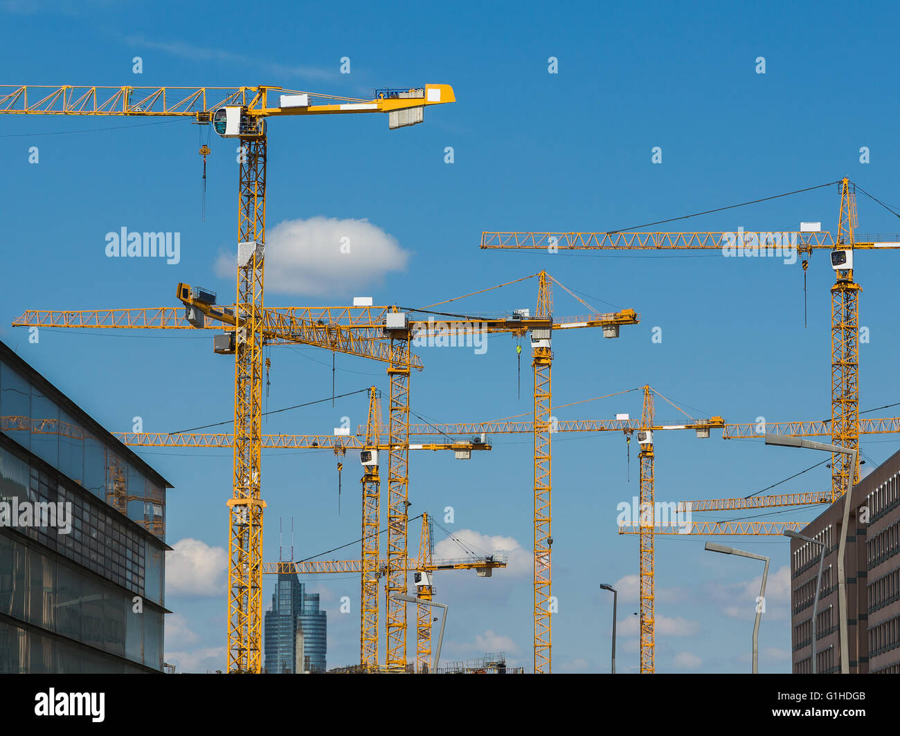 Typical crane hi-res stock photography and images - Alamy
