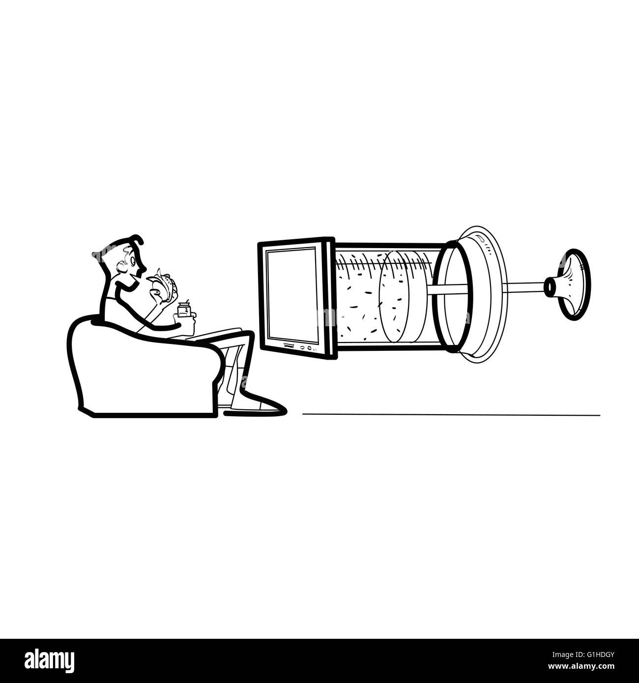 Propaganda comic Black and White Stock Photos & Images - Alamy