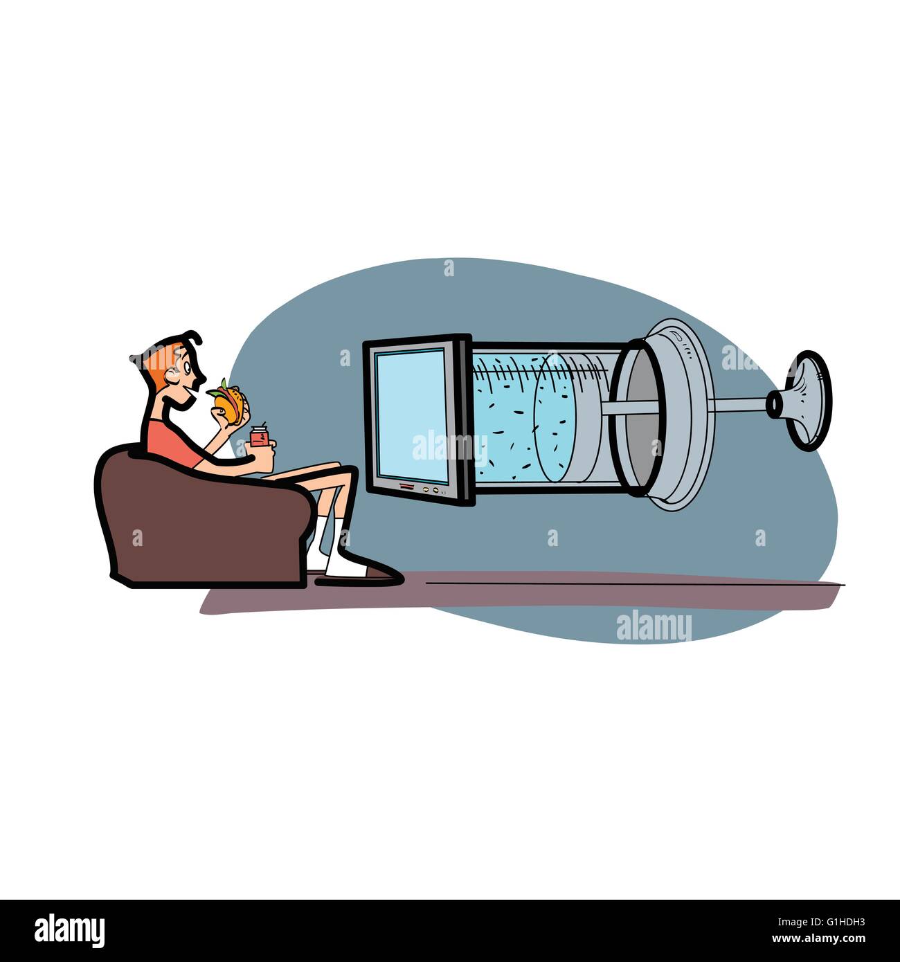 Television propaganda media drug Stock Vector Image & Art - Alamy