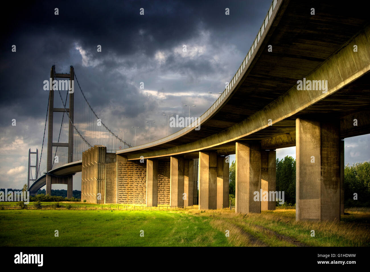 The Humber Bridge, Humberside, Nothern England Stock Photo - Alamy