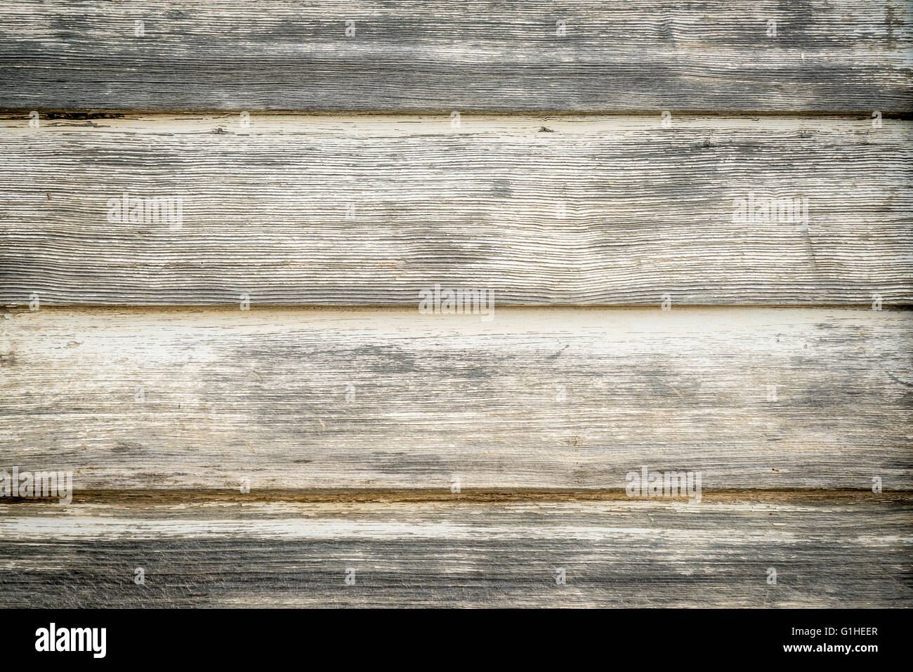 texture of old weathered wood house siding painted white Stock Photo ...