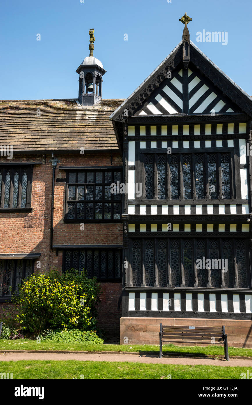 Bramall Hall near Stockport, England, Greater Manchester Stock Photo ...