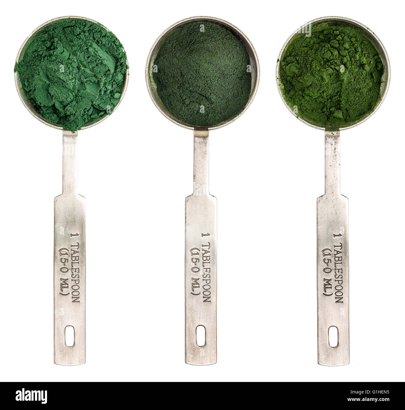 Blue spirulina powder hi-res stock photography and images - Alamy