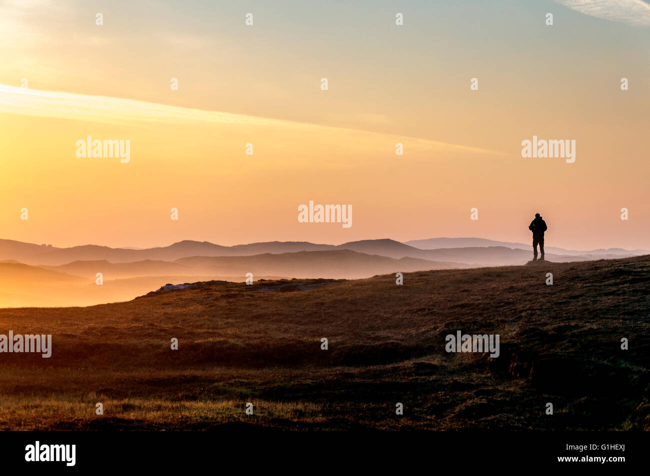 Sunrise dawn at Rosbeg County Donegal Ireland Stock Photo - Alamy