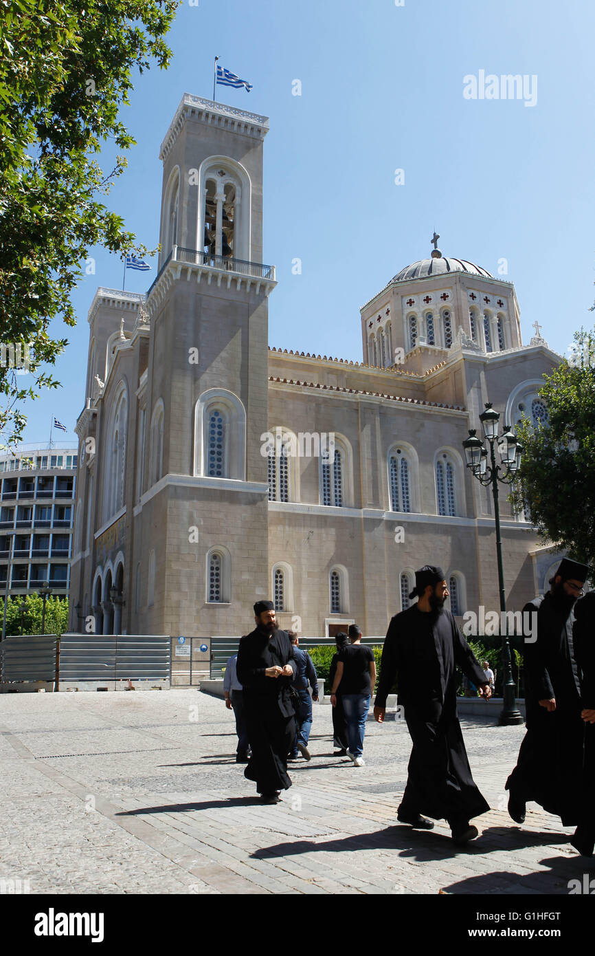 Interior of athens cathedral hi-res stock photography and images - Alamy