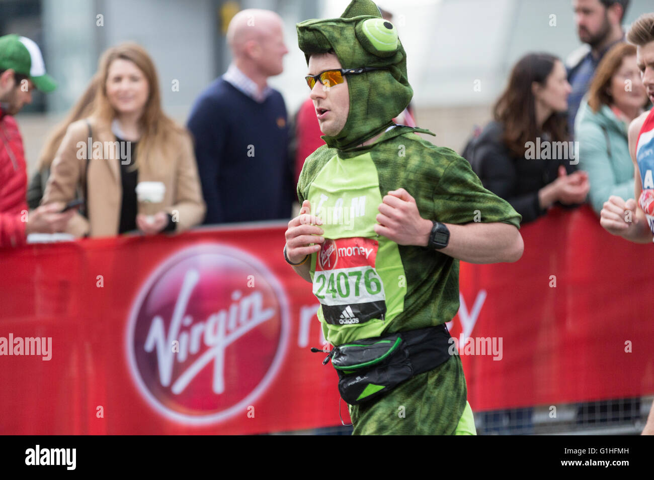Charity fun runners at the London Marathon 2016 Stock Photo - Alamy