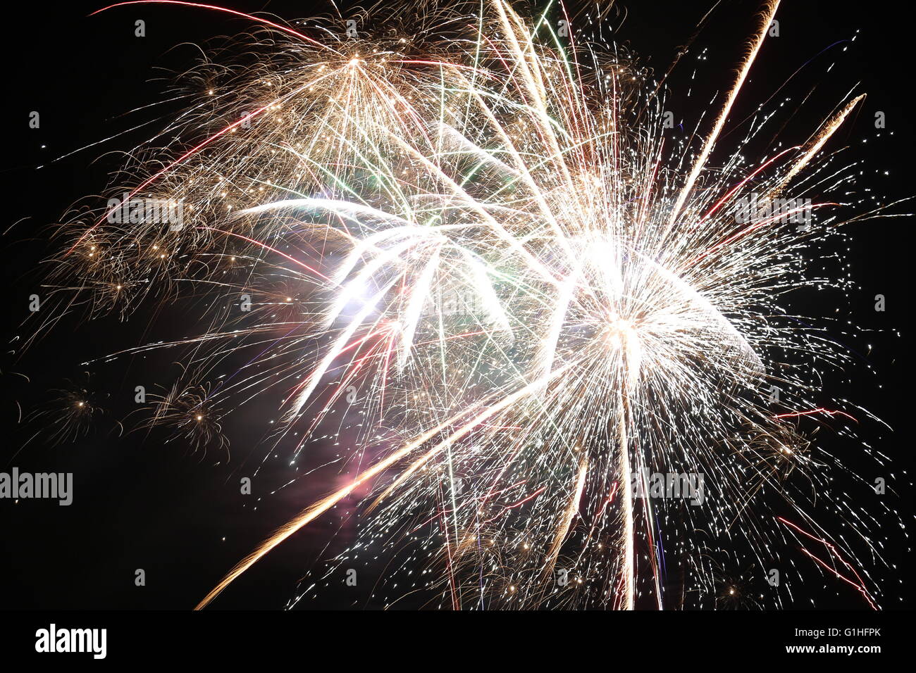 Fireworks on pure black background (can easily be set on a custom ...