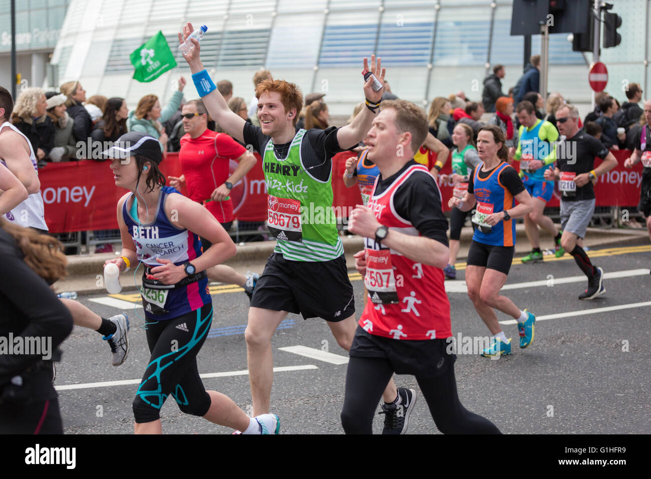 Fun runners at the London Marathon Stock Photo - Alamy