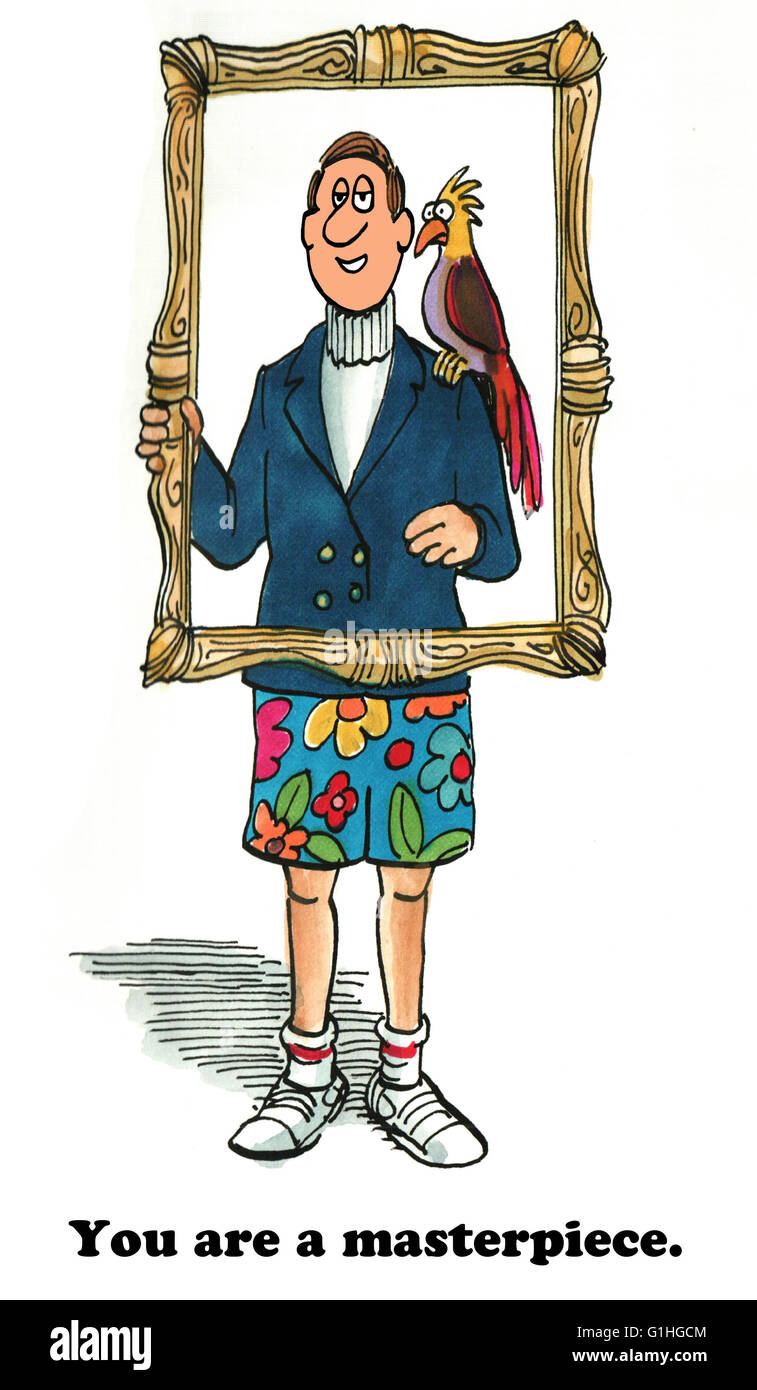 Cartoon masterpiece hi-res stock photography and images - Alamy