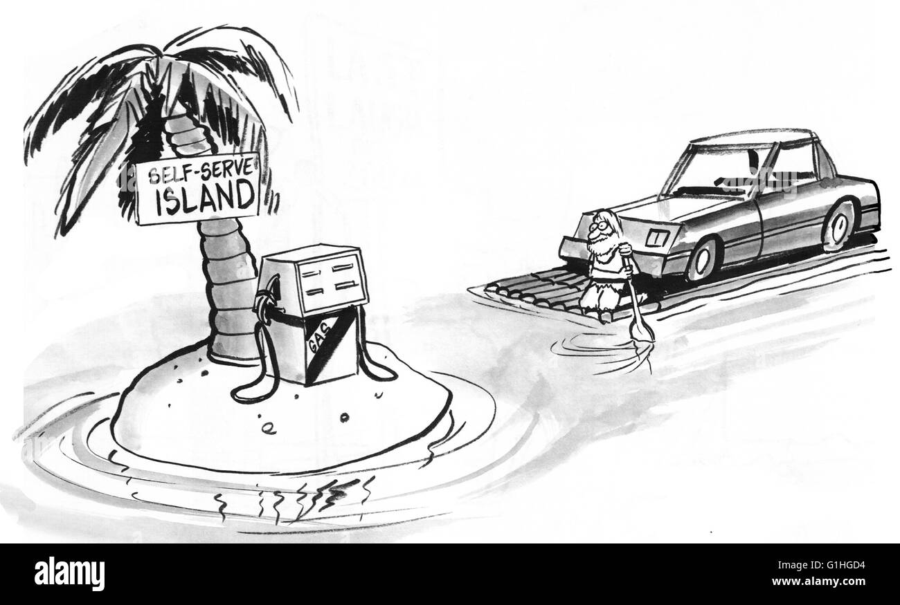 Self serve service Black and White Stock Photos & Images - Alamy