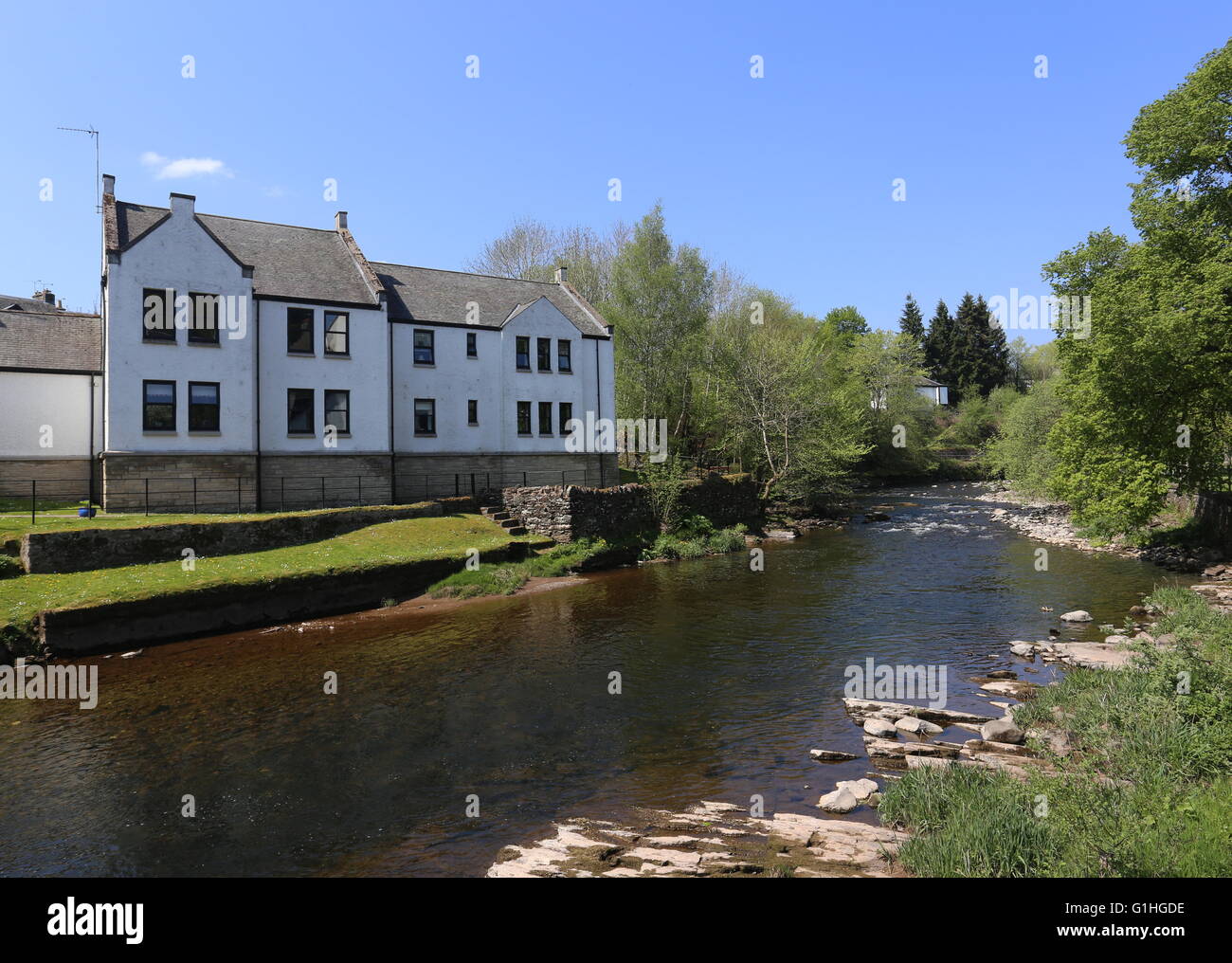Allan Water Dunblane Scotland May 2016 Stock Photo - Alamy
