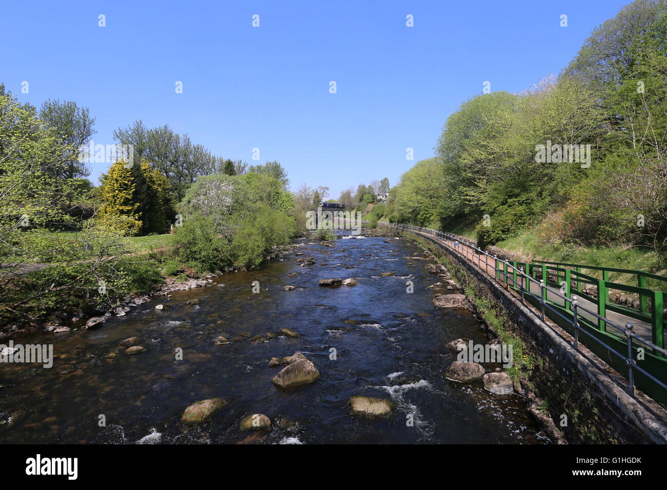 Allan Water Dunblane Scotland May 2016 Stock Photo - Alamy
