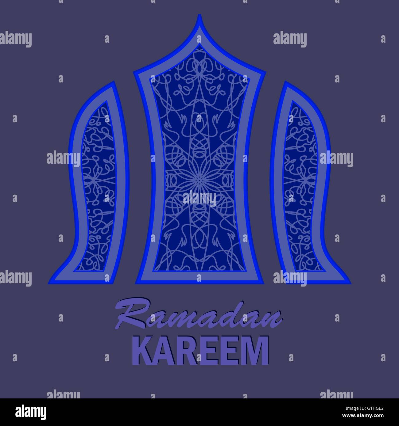Card for ramadan Stock Vector Images - Alamy