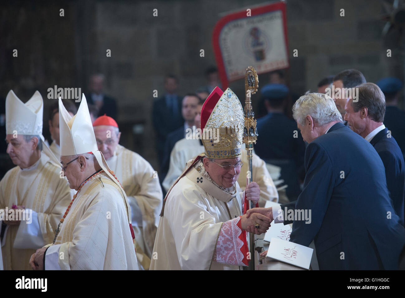Dominik Duka, Milos Zeman Stock Photo - Alamy