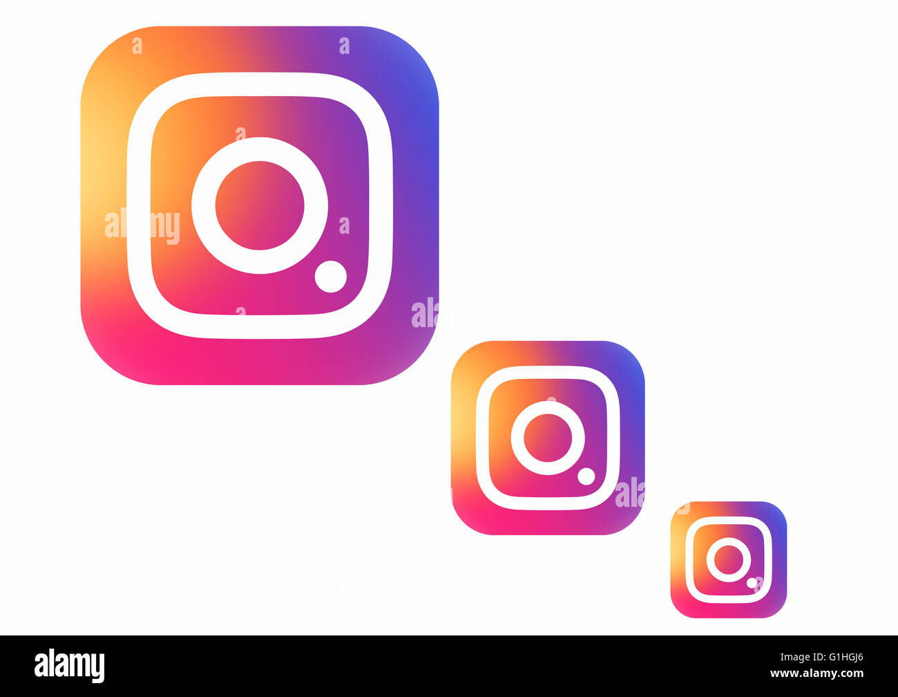 Instagram logo Cut Out Stock Images & Pictures - Alamy