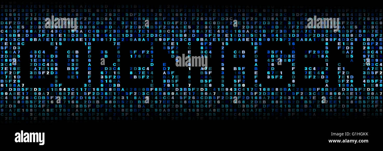 Copenhagen text on hex code illustration Stock Photo - Alamy