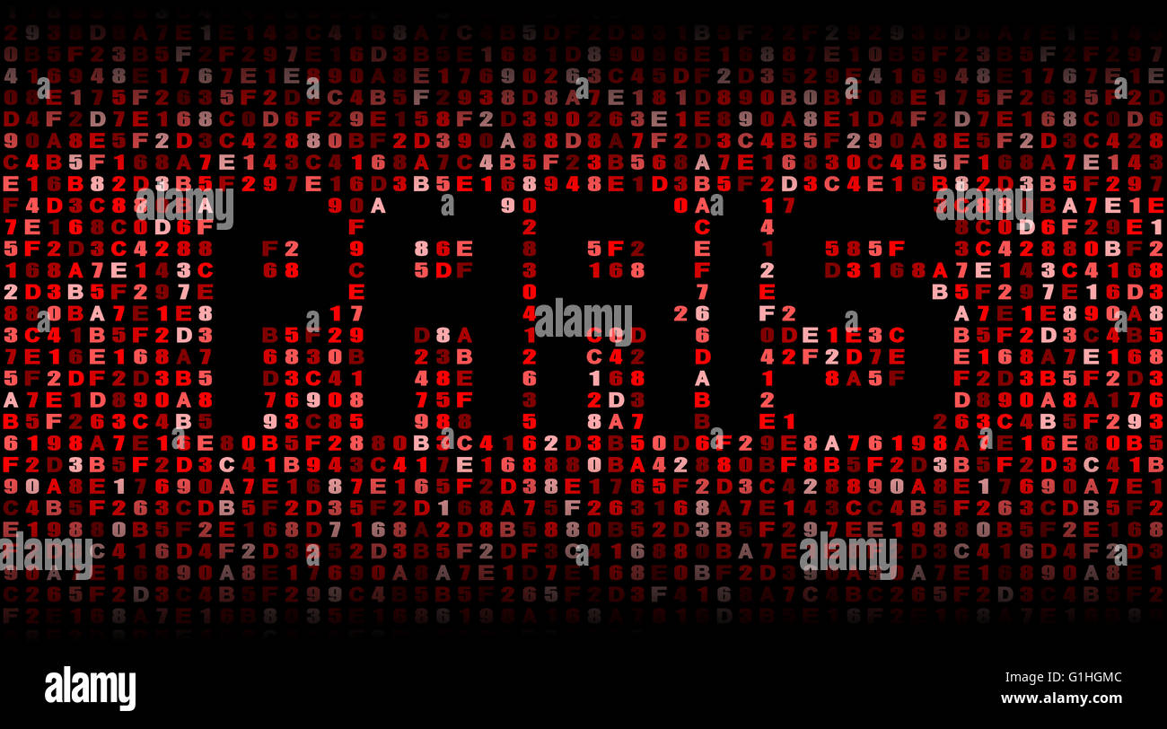 Paris text on hex code illustration Stock Photo - Alamy