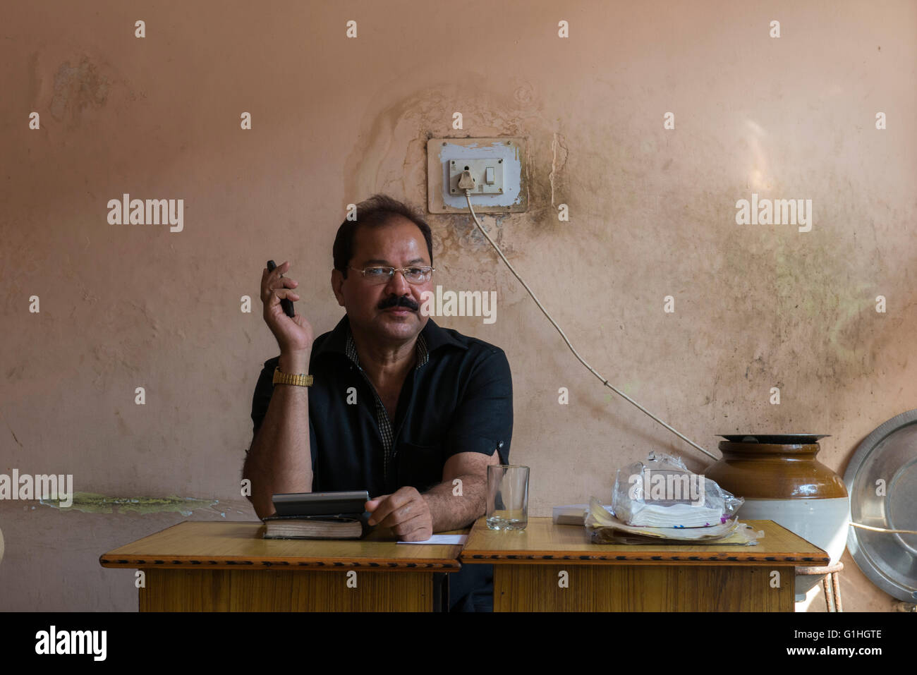 Proud Restaurant Owner, Hyderabad Stock Photo - Alamy
