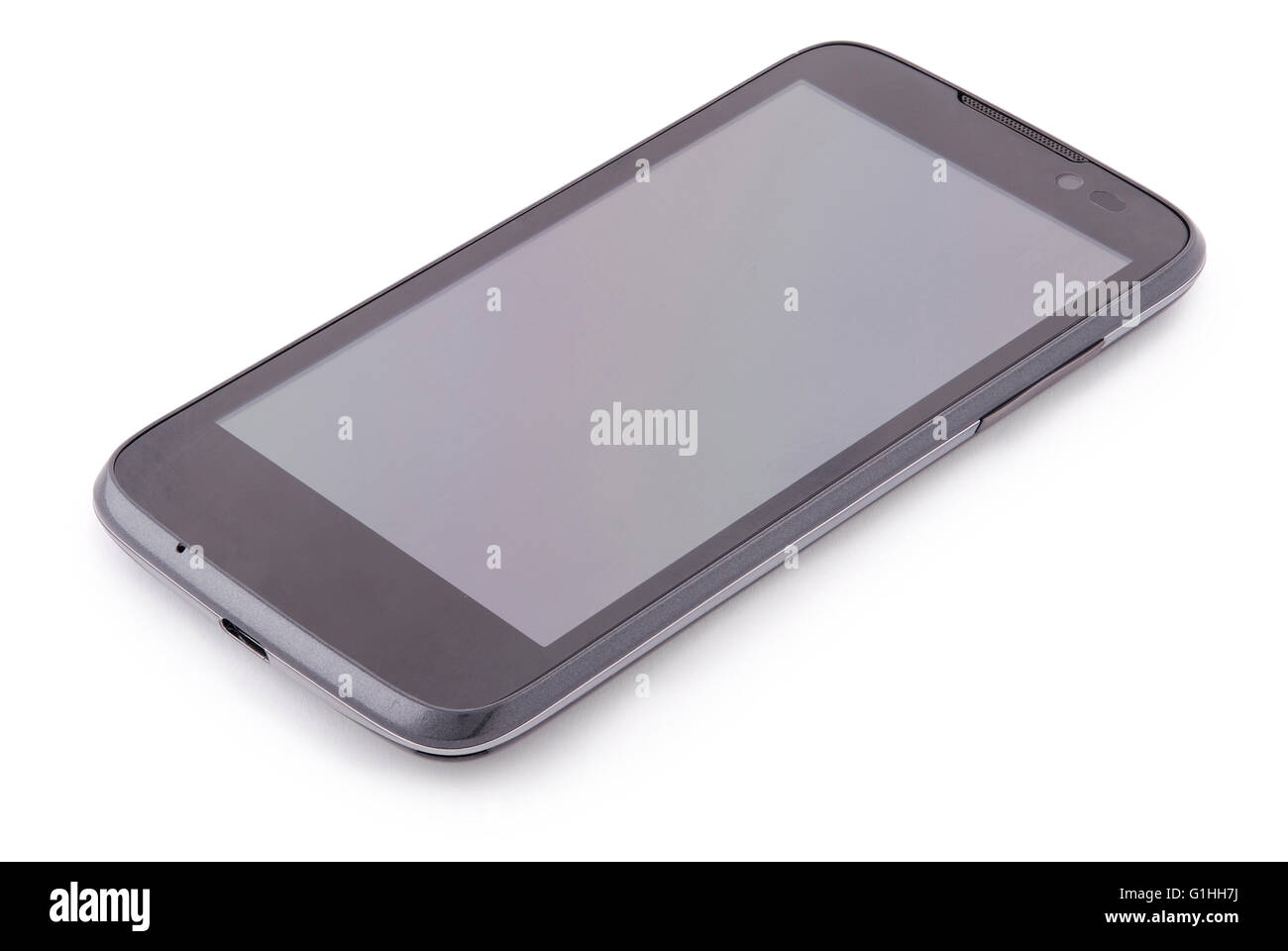 Smart Phone isolated on white. Two clipping path inside separately for ...